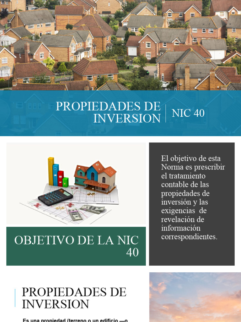 NIC 40 - Propiedades de Inversión | PDF | normas internacionales de ...