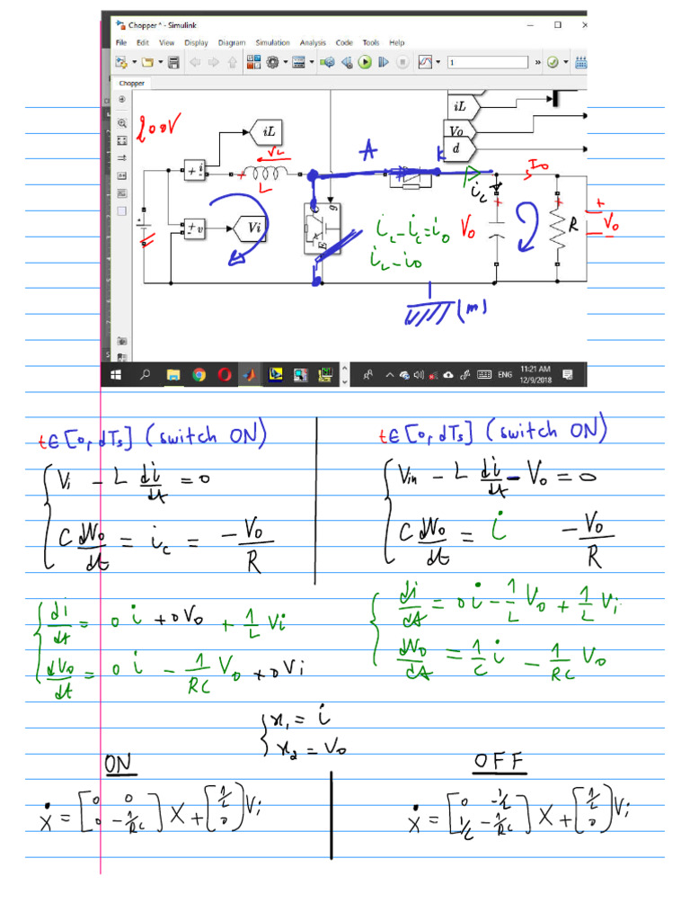 Modeling of A DC-DC Boost Converter | PDF