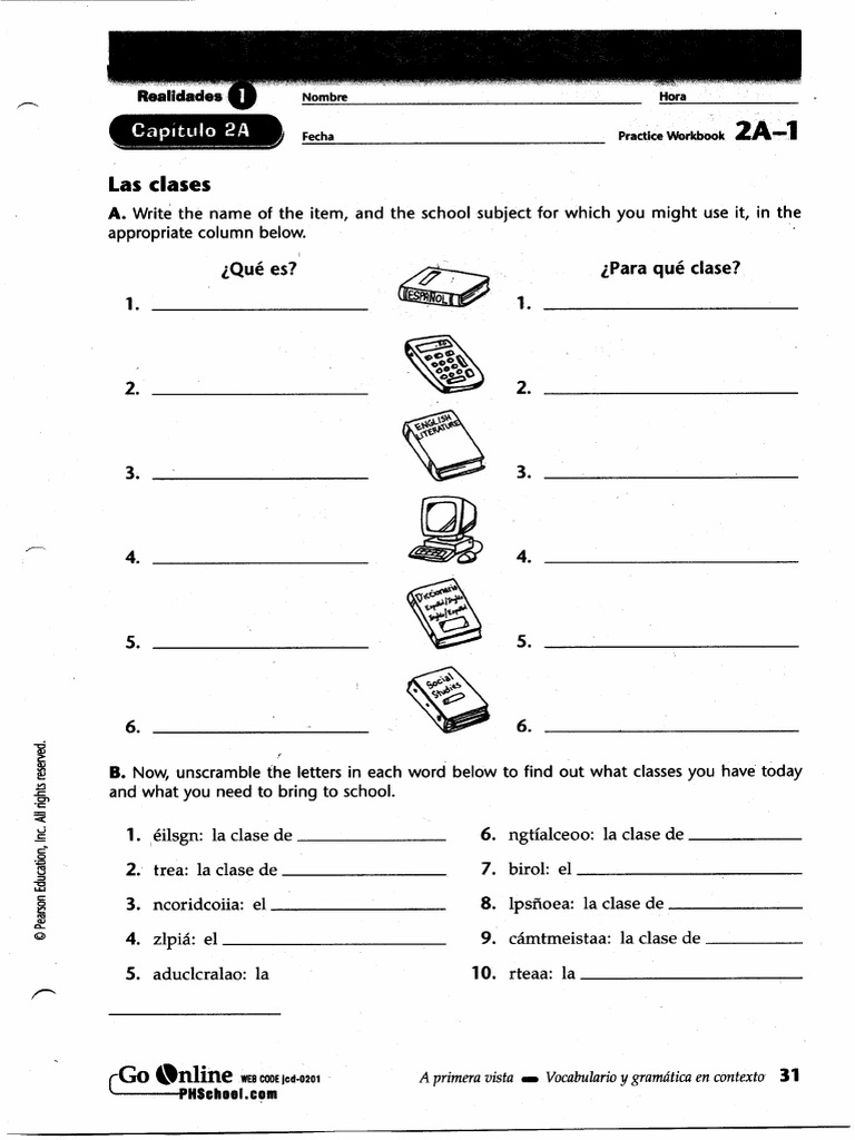 Kami Export - 2a Workbook | PDF