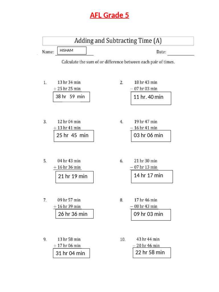 Maths Answersheet Pdf Art