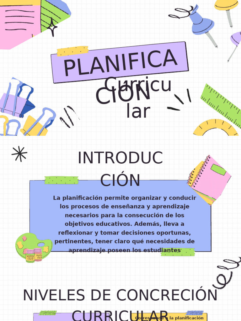 Planificacion Curricular | PDF | Plan de estudios | Evaluación