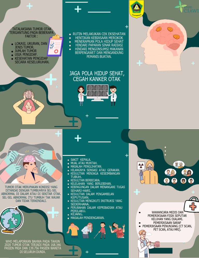 Leaflet Tumor Otak | PDF | Kesehatan Holistik