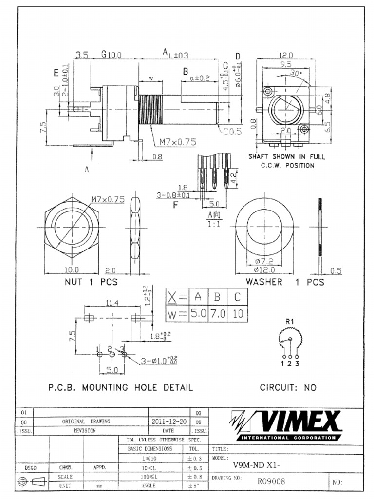 V9M NDX1 Tech | PDF
