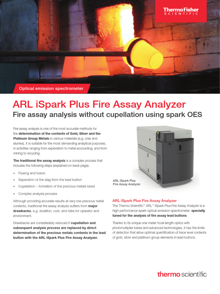 FL41454-oes-arl-ispark-plus-fire-assay Analyzer-Brochure | PDF ...