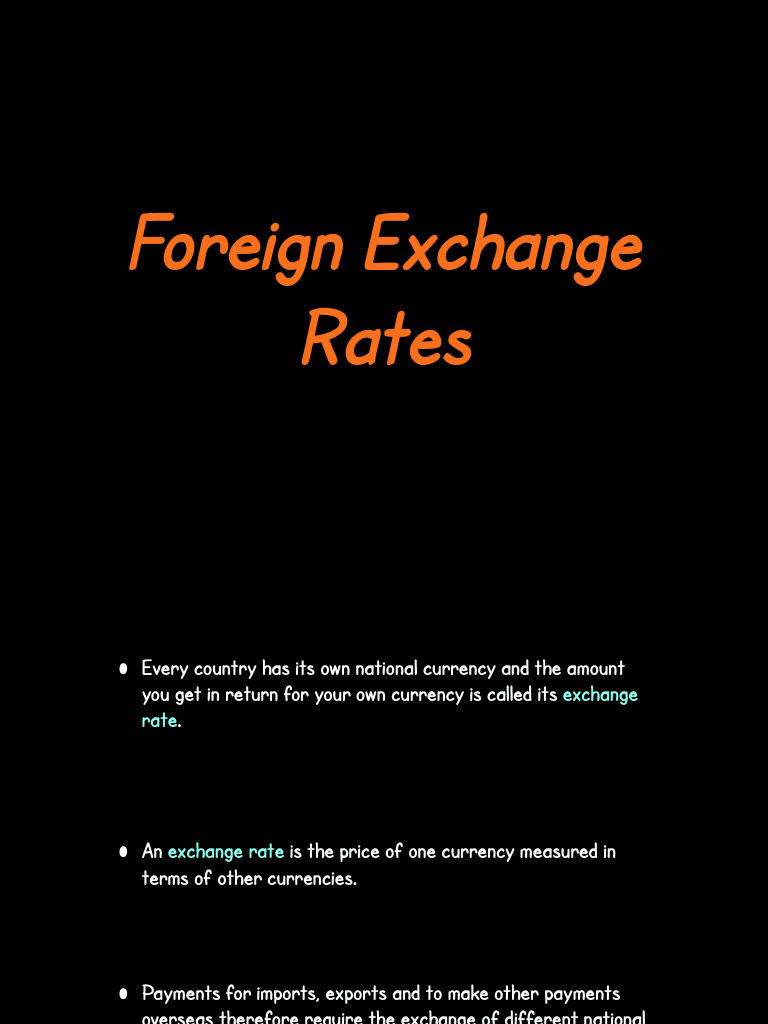 Current National Exchange Rates Overview | PDF | Exchange Rate | Inflation