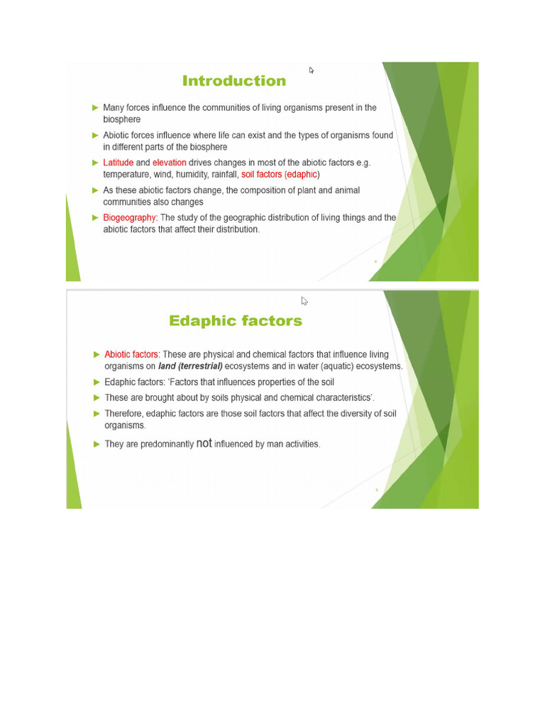 Edaphic Factors 1 | PDF