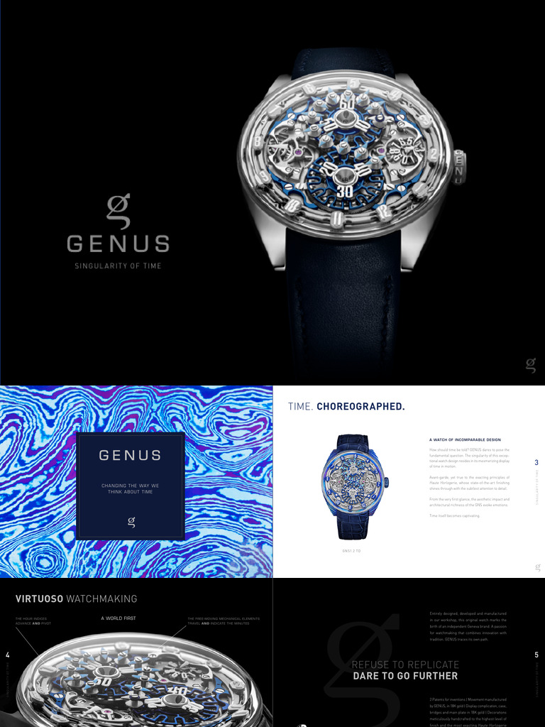 Singular Time: GENUS Watch Design | PDF