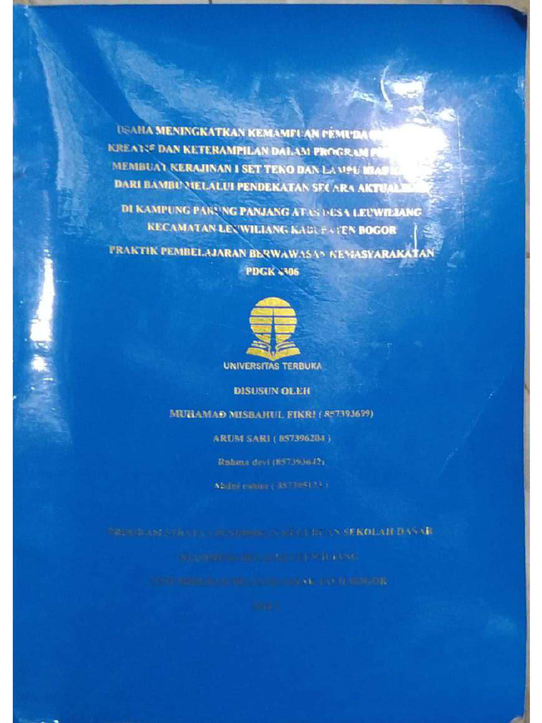 Laporan PBK-1 | PDF