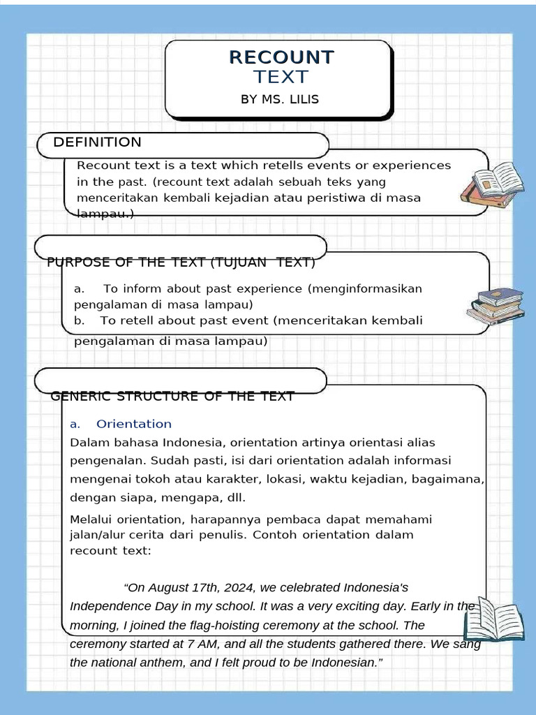 LKPD Materi Recount Text | PDF | Linguistic Typology | Language Mechanics