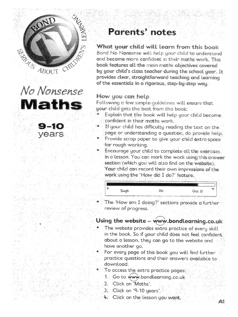 Bond 11+ Maths Assessment Papers Book 1 | PDF