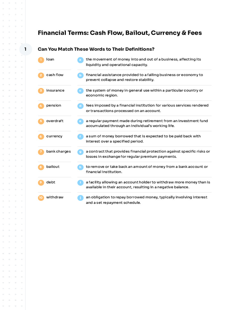 Financial Terms | PDF
