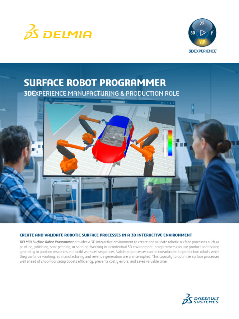 DELMIA - Surface Robot Programmer | PDF | Computers