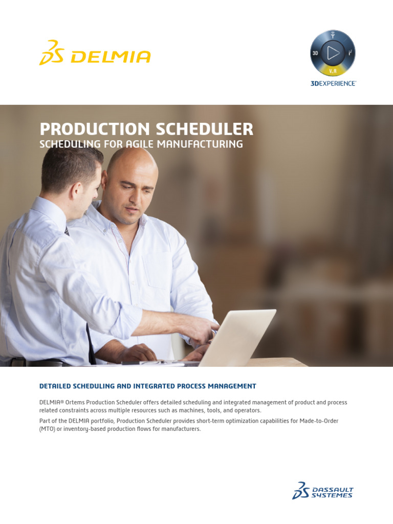 DELMIA Advanced Planning Scheduling | PDF | Enterprise Resource ...