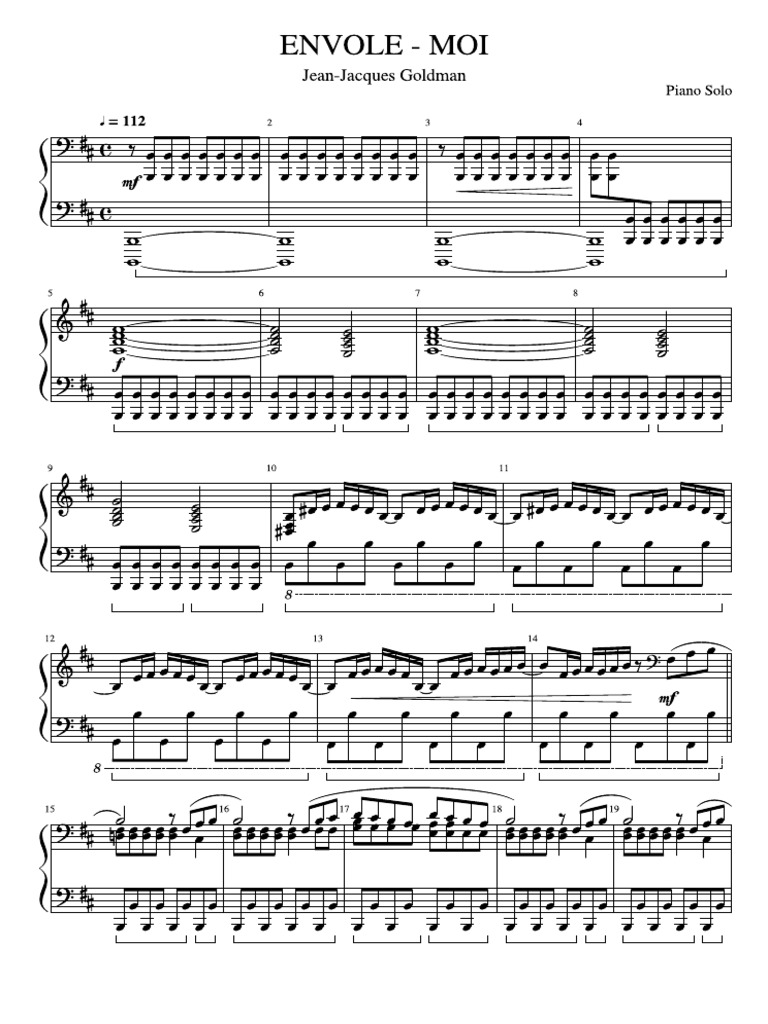 Envole Moi Jean Jacques Goldman | PDF