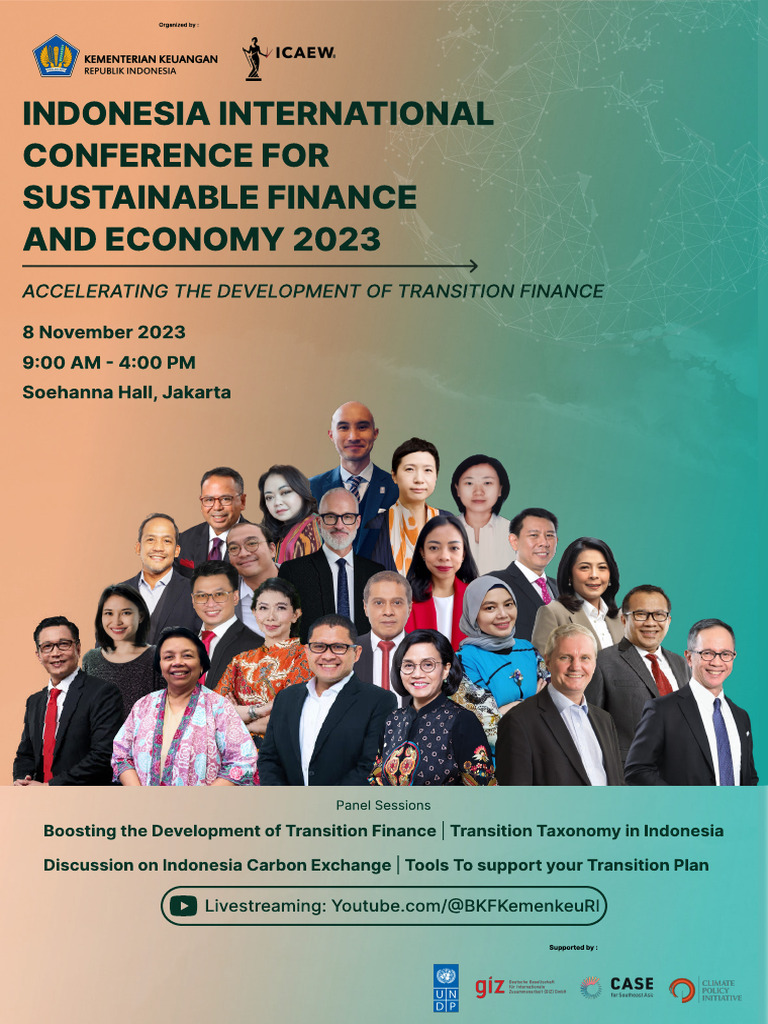 Indonesia International Conference For Sustainable Finance 2023 | PDF ...