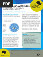 The Wheel of Awareness | PDF | Mindfulness | Awareness
