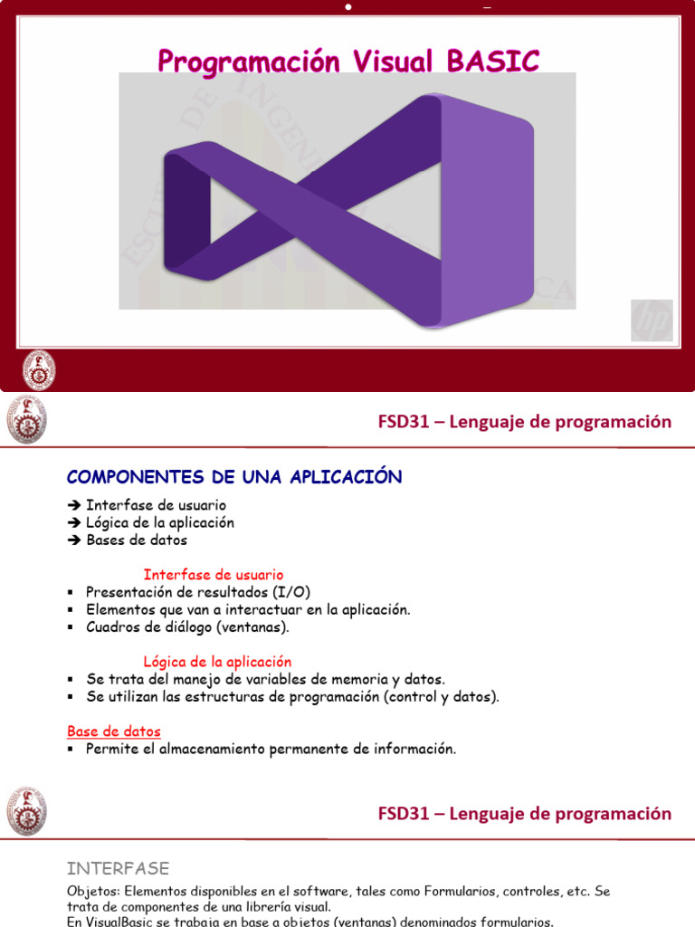 Programación en Visual Basic: Guía Completa | PDF | Estadísticas | Lenguaje de programación