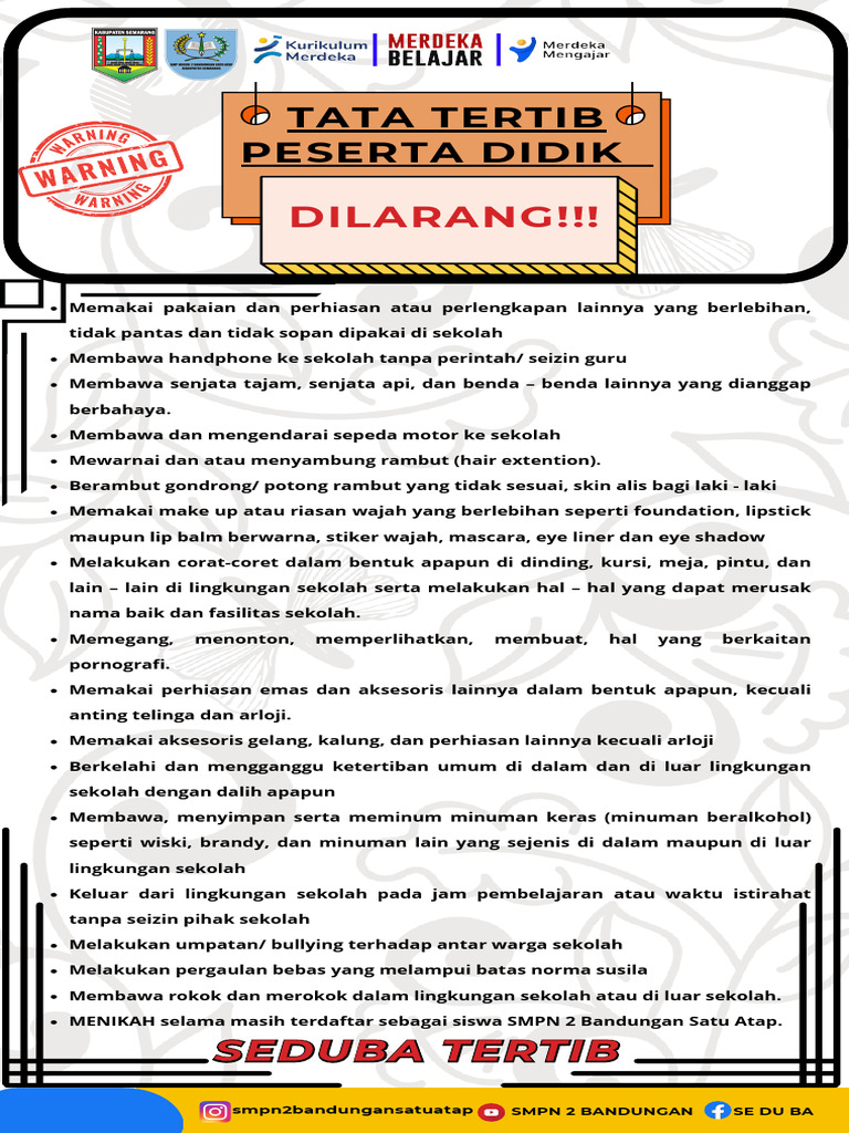 Tatib Sekolah | PDF