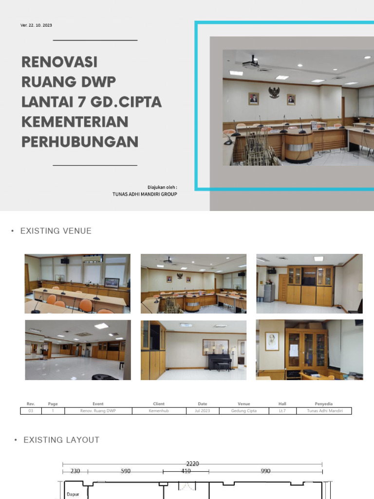 PROPOSAL DESIGN RUANG DWP REV-3 V. 221023 (Sharedfile) | PDF