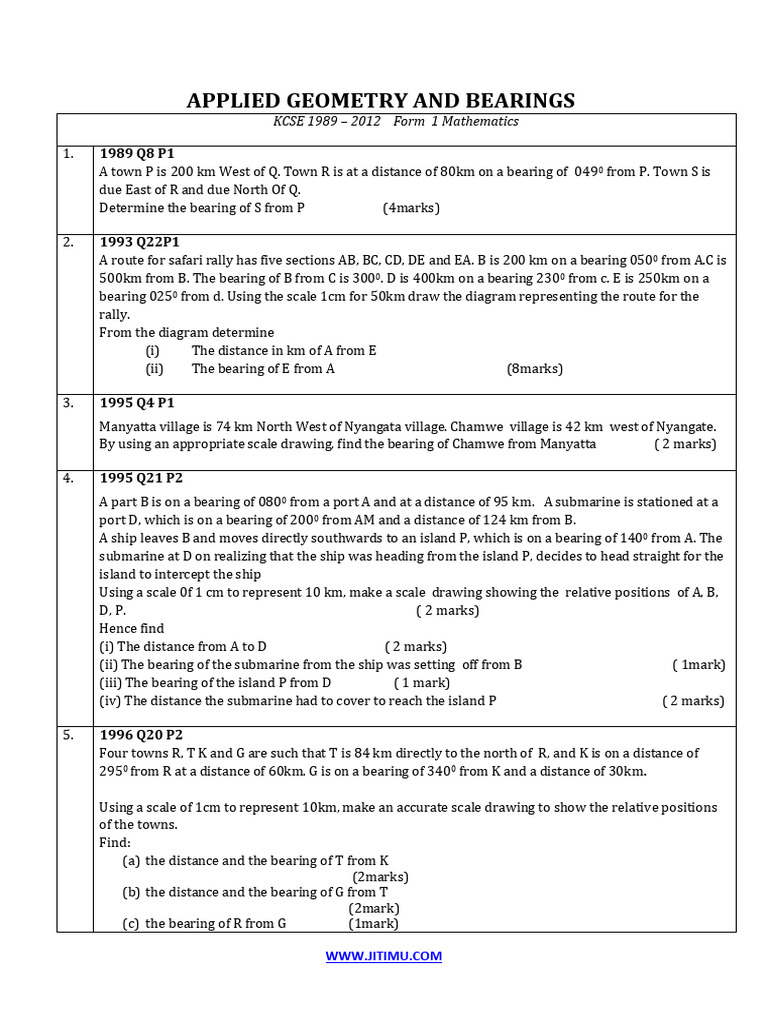 Applied Geometry and Bearings | PDF | Metrology