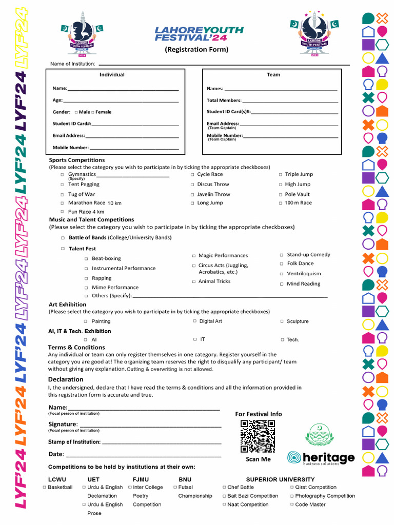 Registration Form v3 | PDF