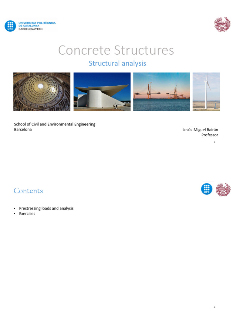 Prestressing Force 1 | PDF | Beam (Structure) | Prestressed Concrete