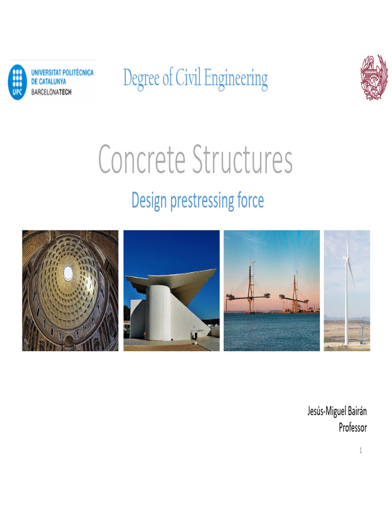 Prestressing Force 2 | PDF | Prestressed Concrete | Concrete