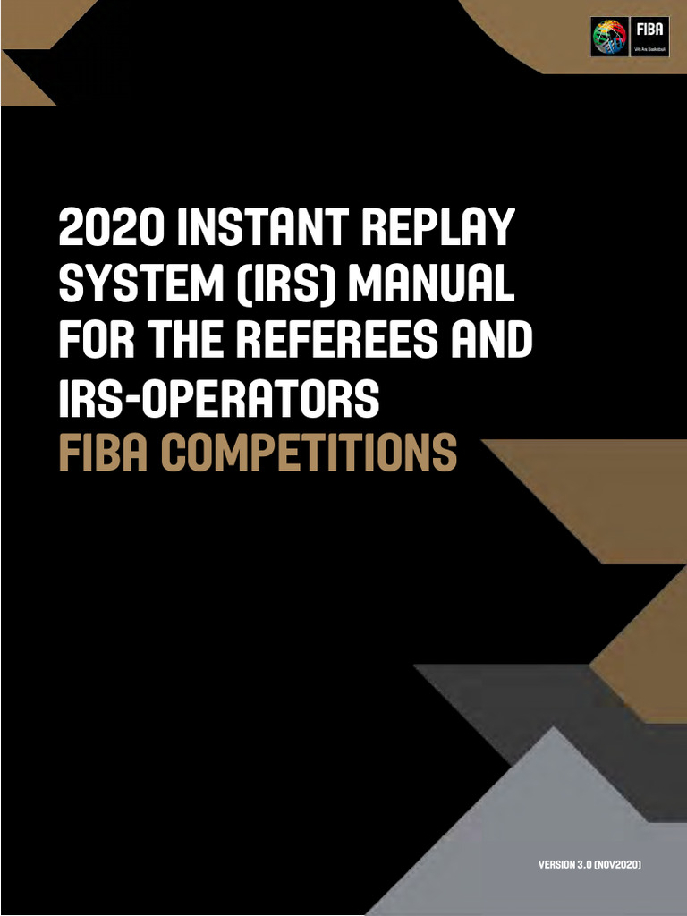 2020 Irs Manual v3.0 Nov2020pdf | PDF | Referee | Sports Rules And ...