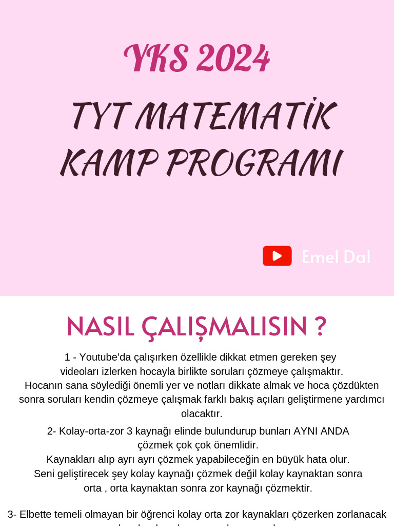 Tyt Matemati̇k Kampi | PDF