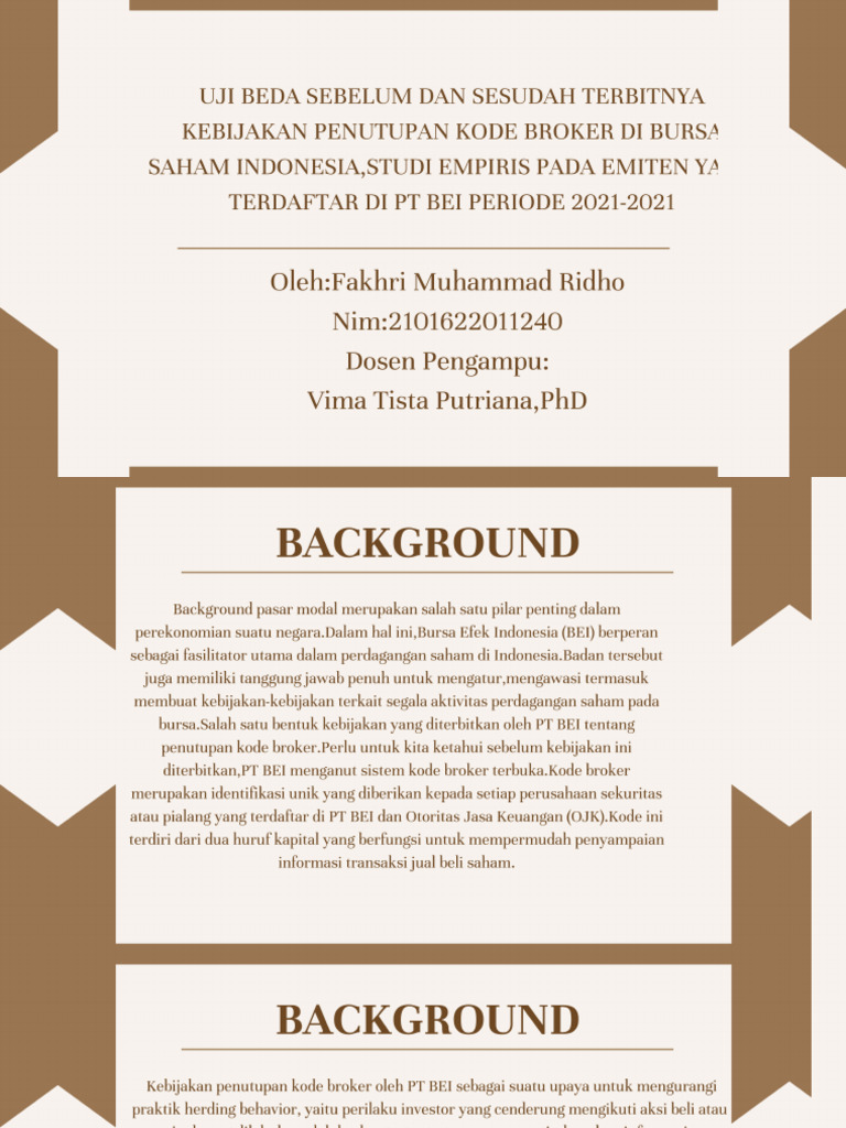 Uji Beda Sebelum Dan Sesudah | PDF
