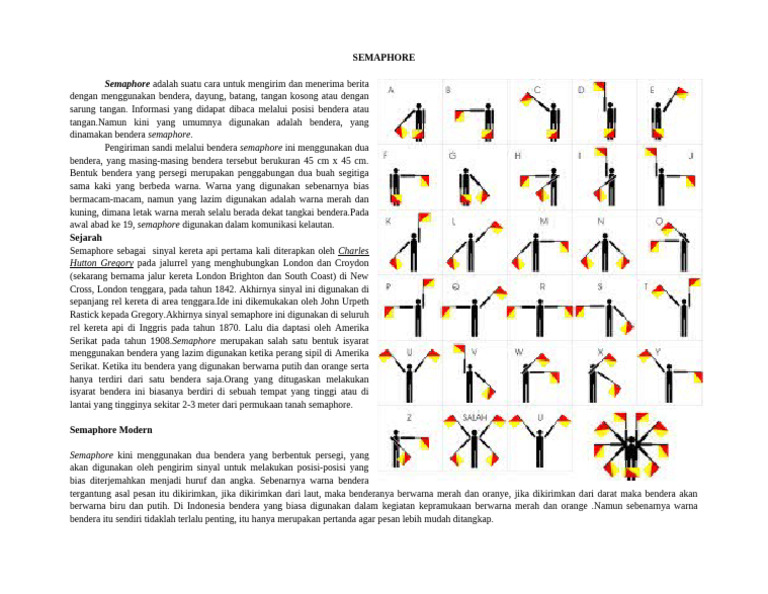 SEMAPHORE | PDF | Perjalanan | Sejarah