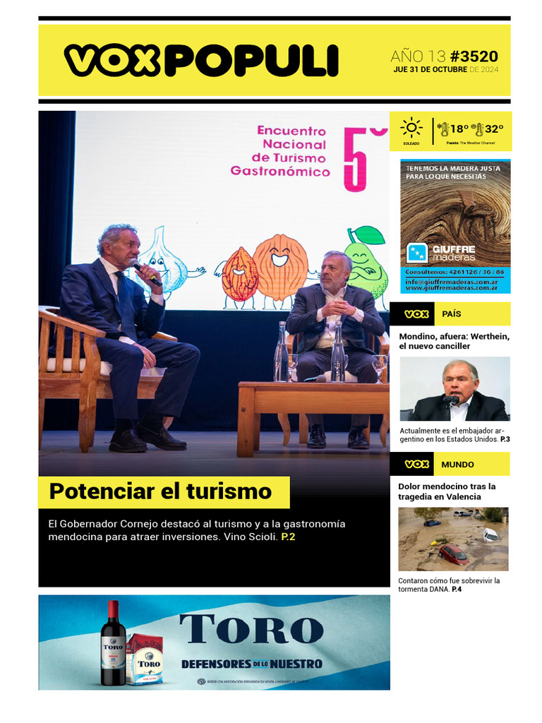 TapaVox Jueves 31-10-2024 | PDF