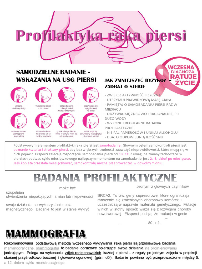 Rak Piersi Broszura | PDF