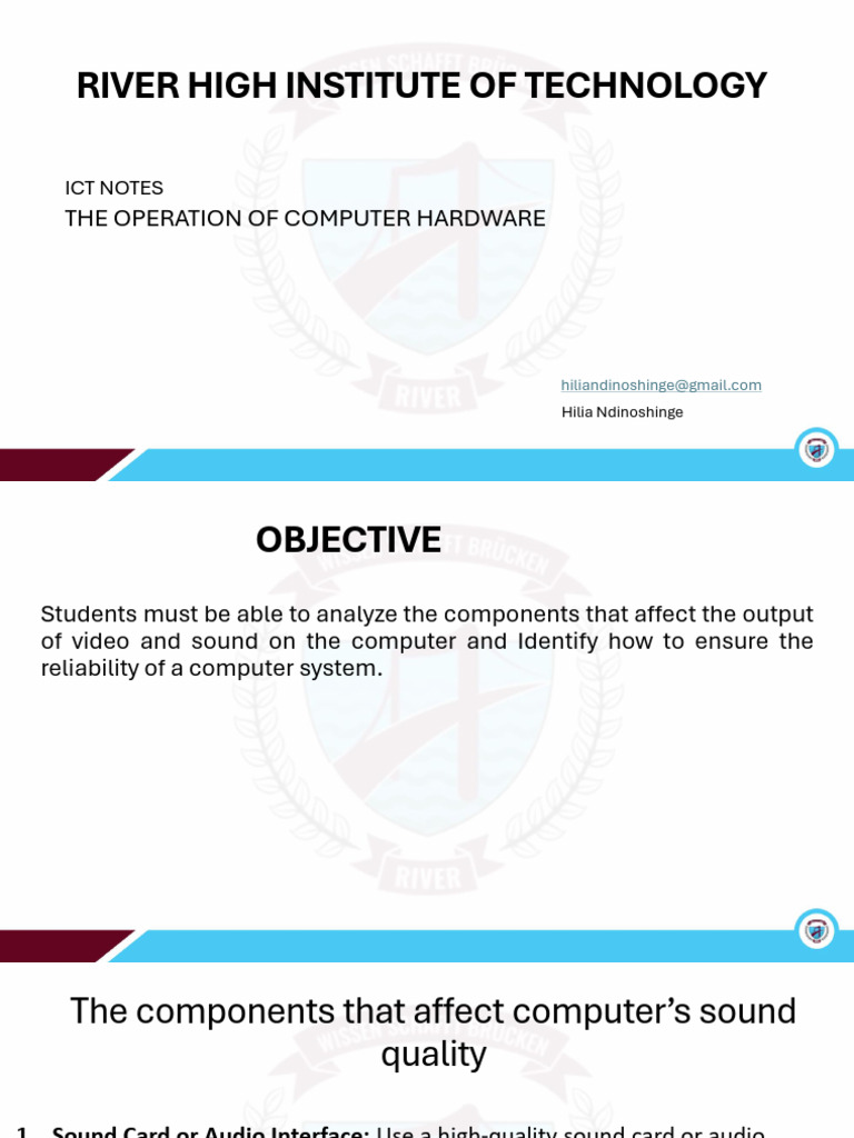 Computer Hardware Operation Guide | PDF | Hdmi | Usb