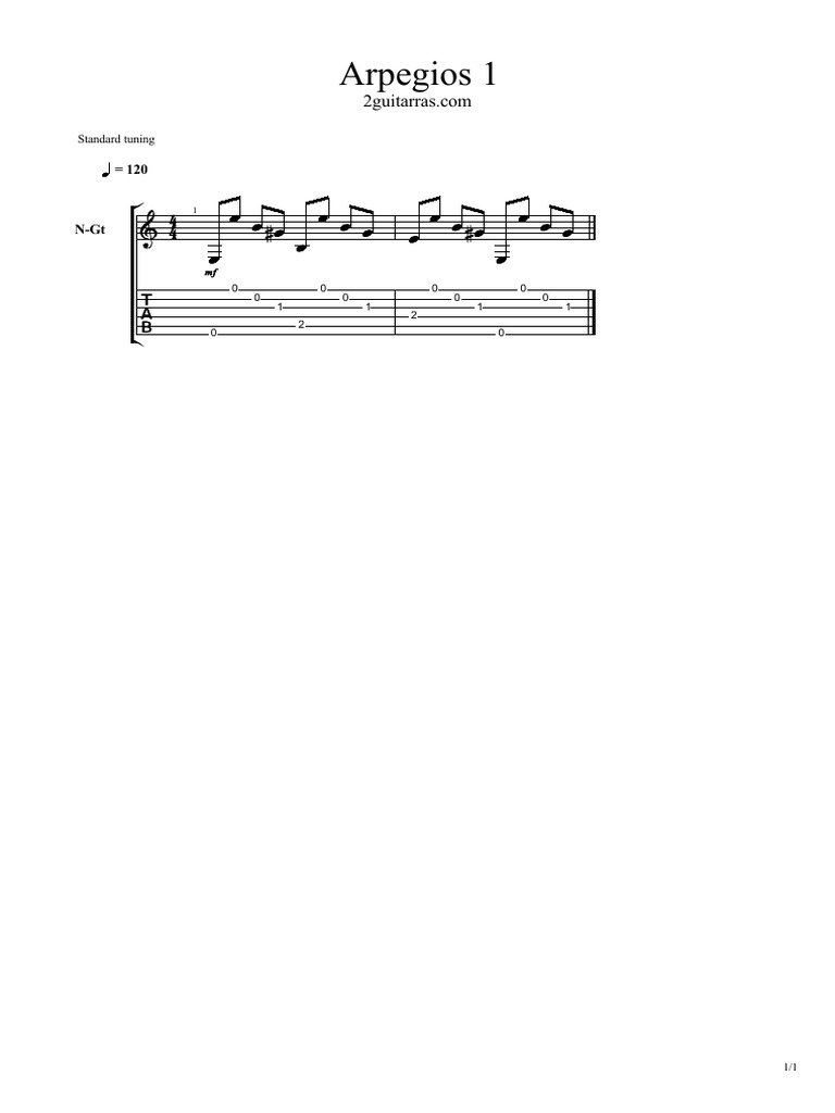 Arpegio Simple | PDF