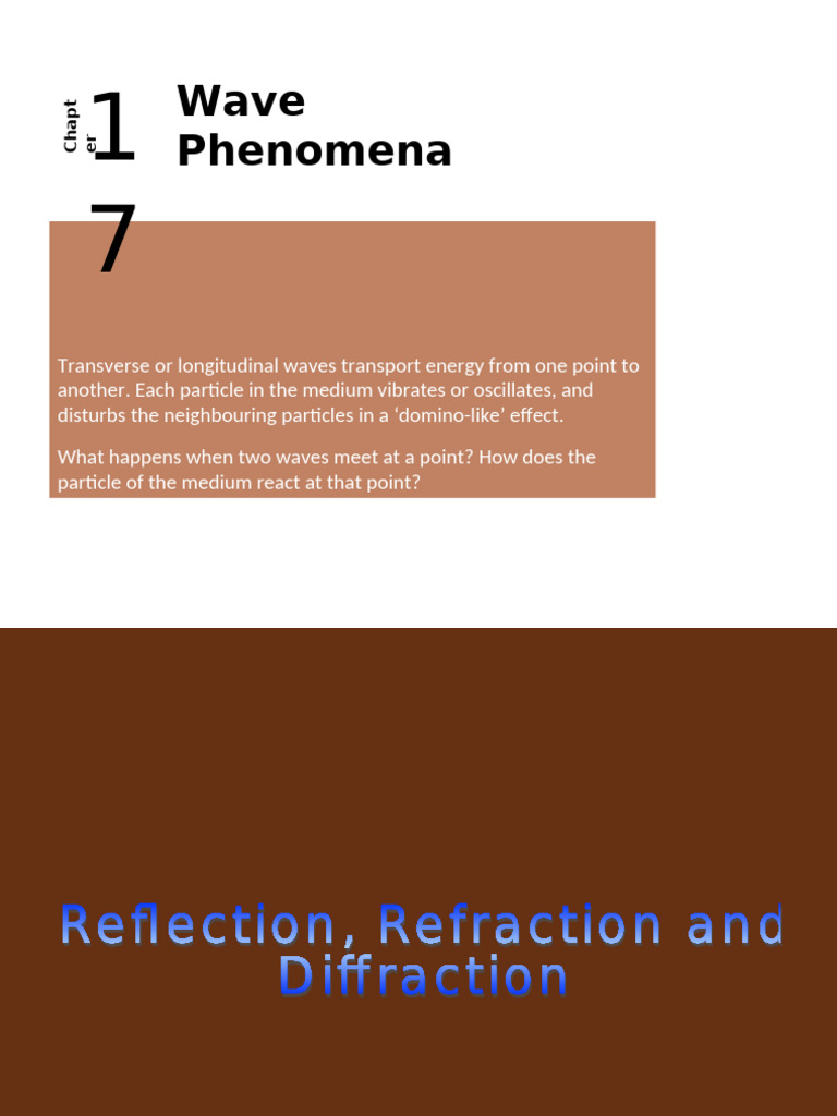 Wave Phenomena | PDF | Waves | Wavelength