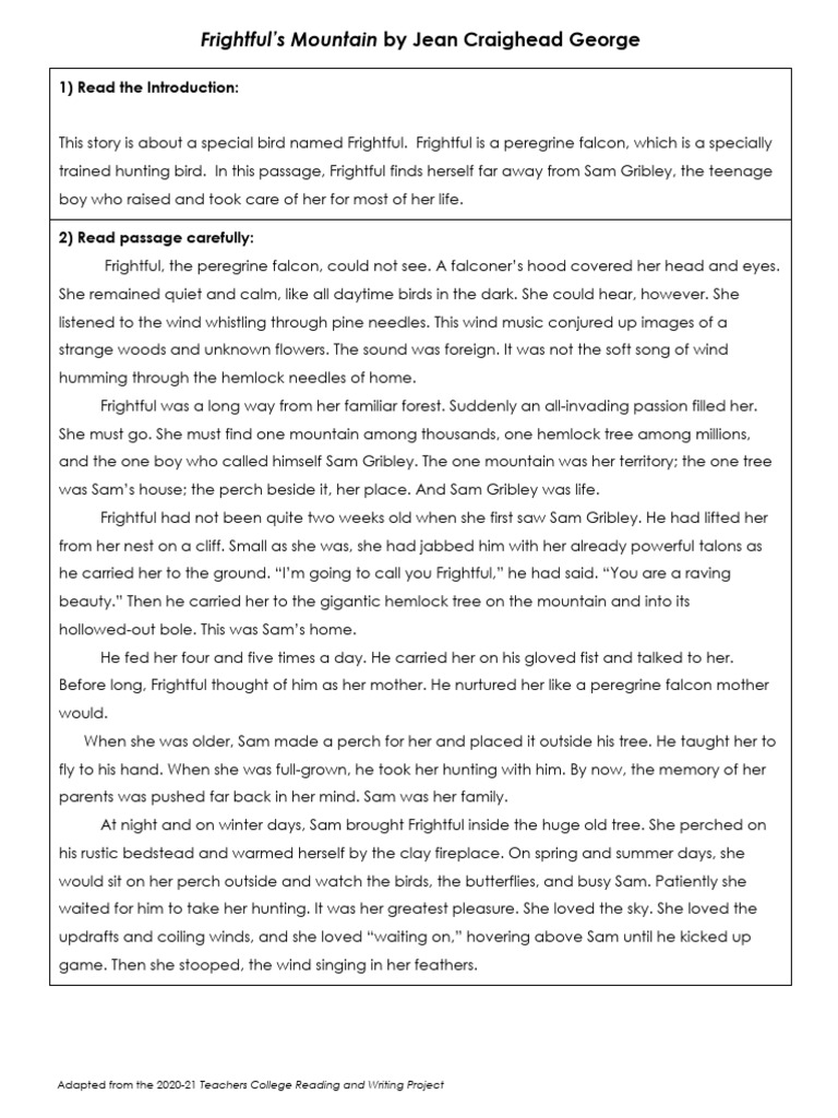 Frightful's Journey to Find Sam | PDF | Birds | Ornithology