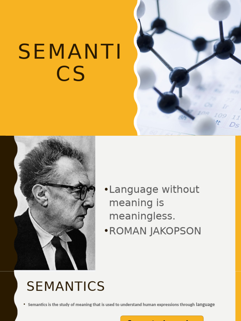Linguistics 7 Semantics | PDF | Semantics | Lexical Semantics