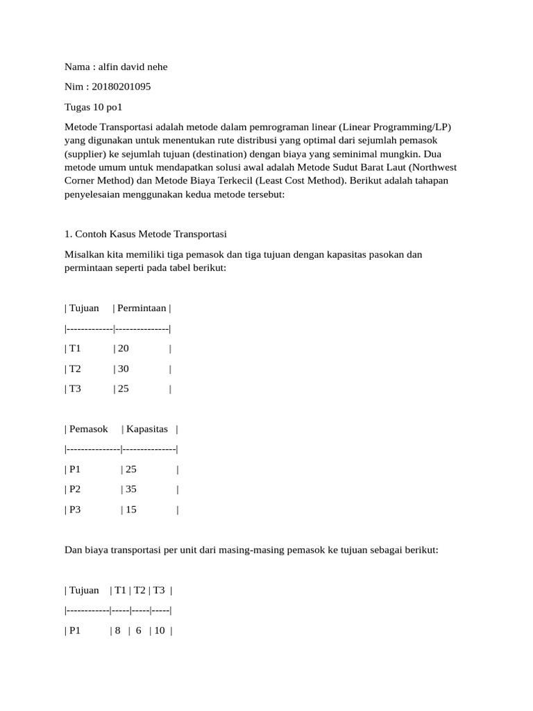 Tugas 10 Po1 | PDF | Metode & Bahan Ajar | Komputer
