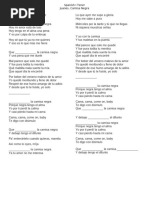 Letra De La Camisa Negra Juanes Pdf