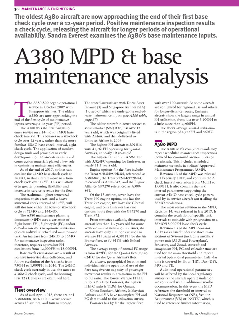 117 Mtce A | PDF | Aerospace | Transport