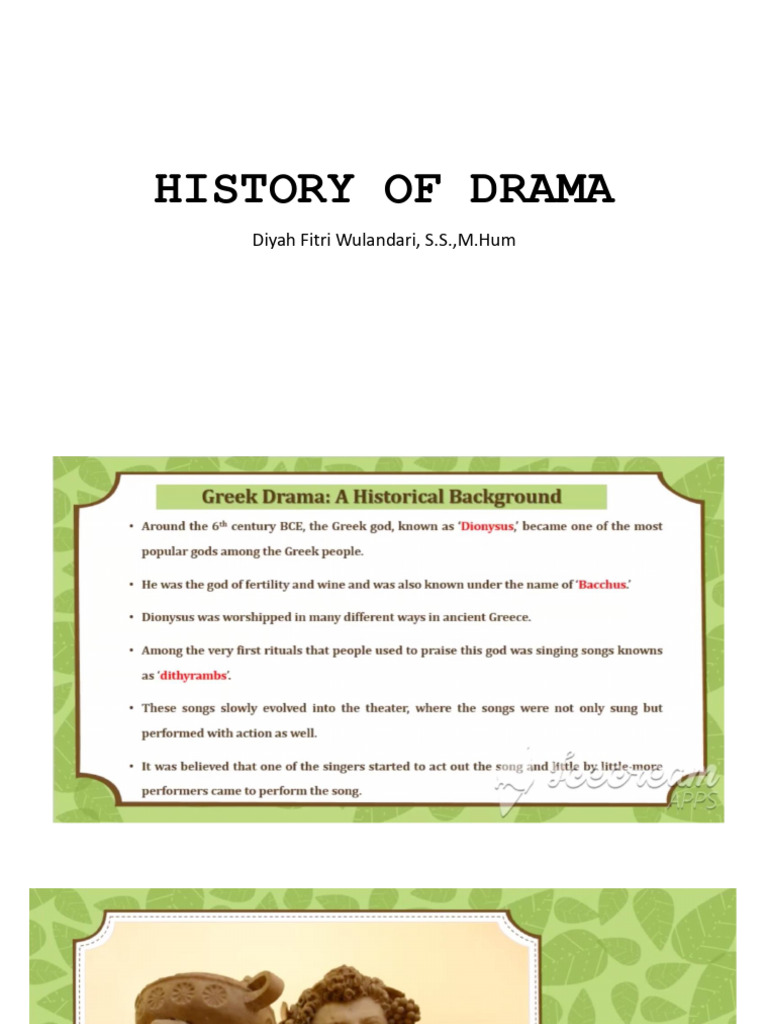 Overview of Drama History | PDF