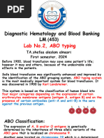ABO Gel Card Typing Procedures | PDF | Blood | Medical Specialties