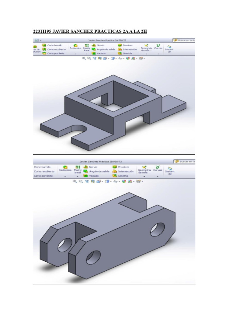Javier Sánchez Prácticas 2a A La 2H | PDF