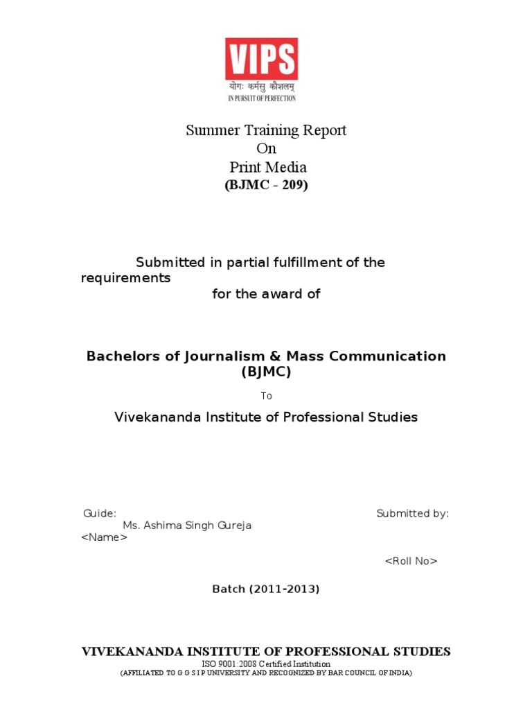 Format of STR | PDF | Mass Media | Journalism