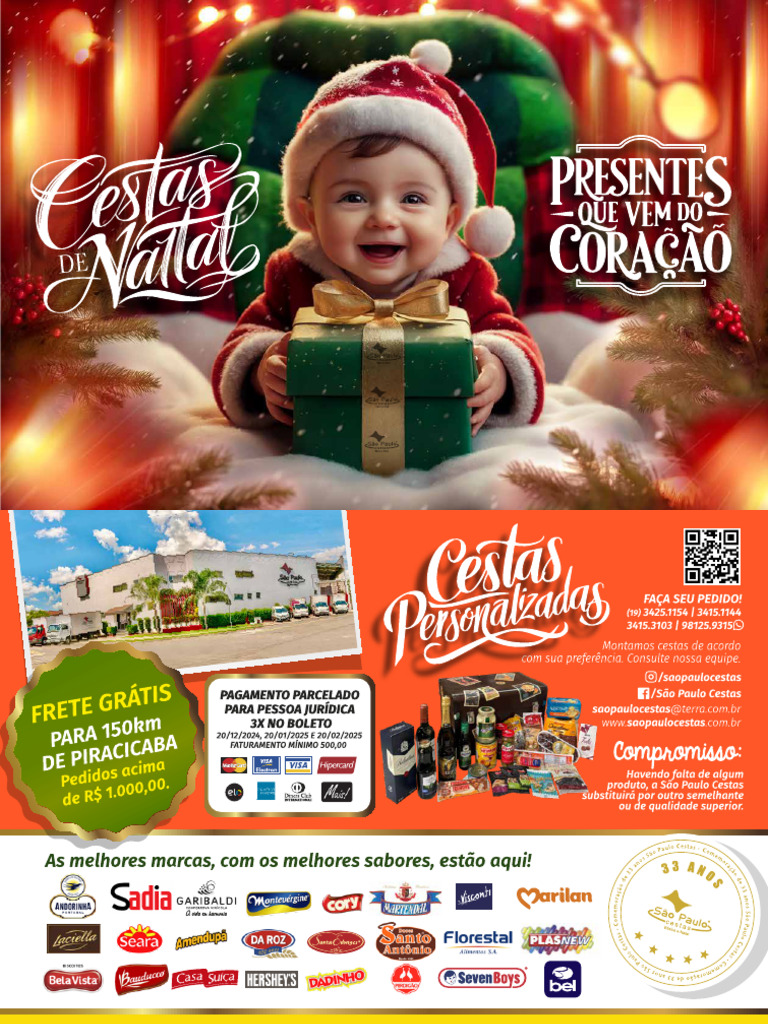 Catalogo Natal 2024 São Paulo Cestas | PDF