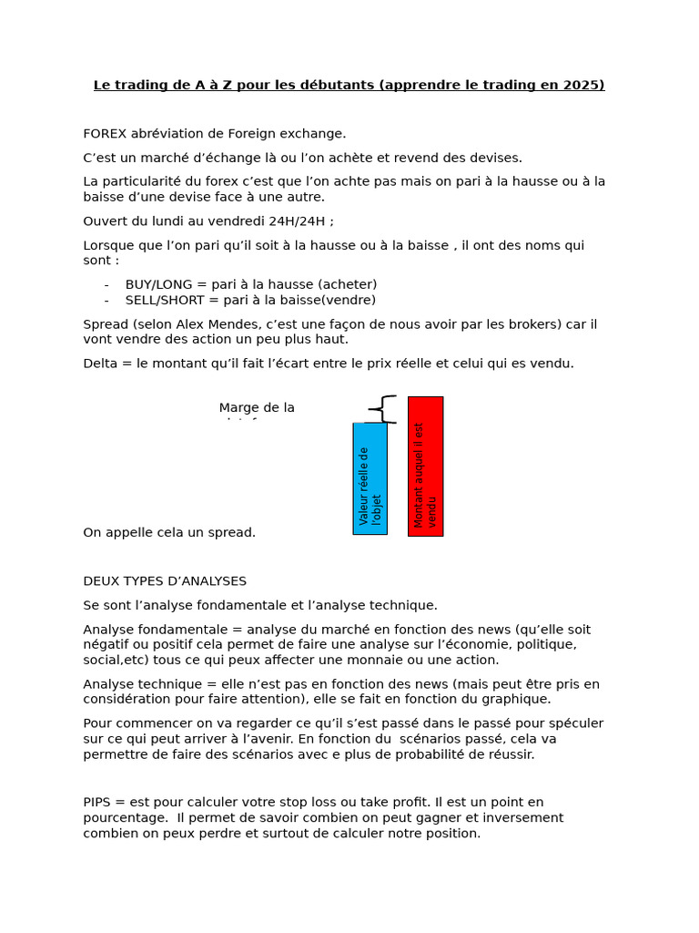 Trading de A à Z pour Débutants PDF | PDF | Forex | Opérateur de marché