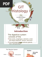 Histology of Git | PDF | Epithelium | Human Digestive System