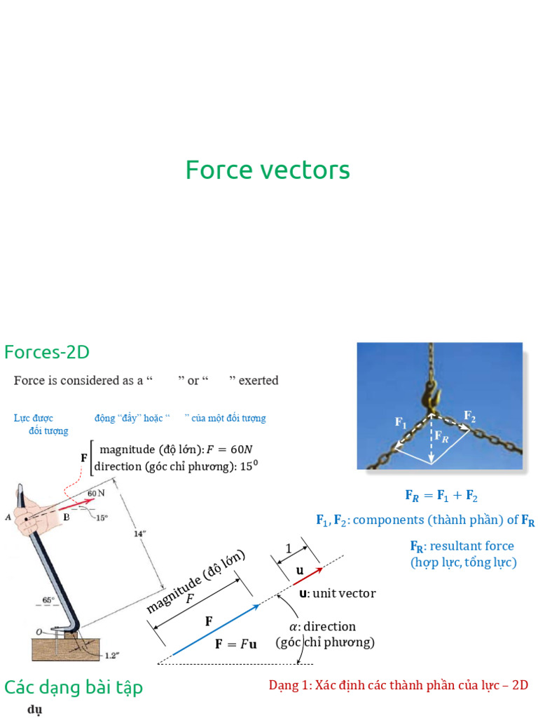 Force Vectors | PDF