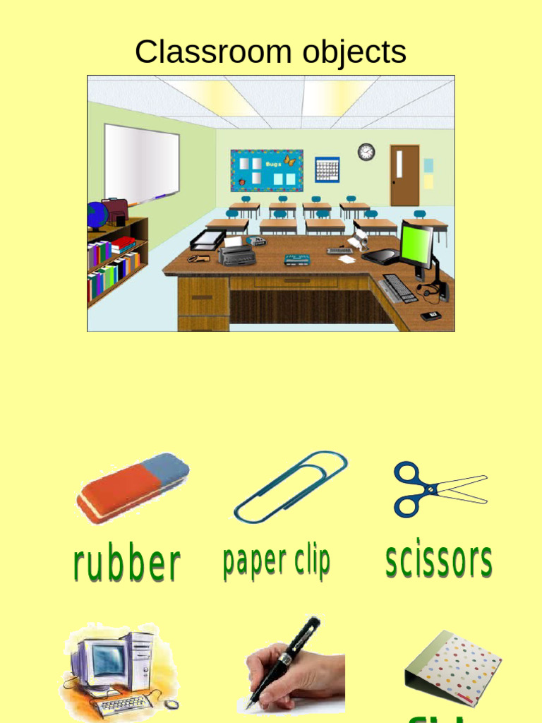 Classroom Objects - Ppt.pps | PDF